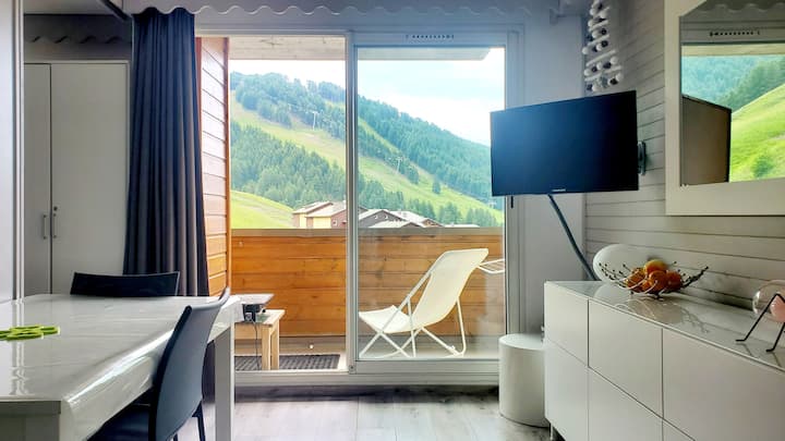 Bel Appartement 3p 34m2 4e éTage à La Foux D'allos - Allos