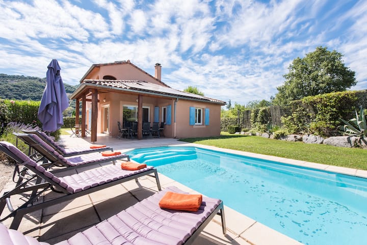 Villa Deluxe Ardeche | Villa Agape | 4 Dormitorios | Piscina Privada | Perfecto Para Familias - Vallon-Pont-d'Arc
