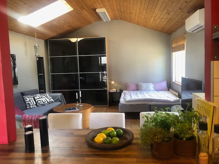 Modern & Ljus Ateljé I Centrala Båstad - Båstad