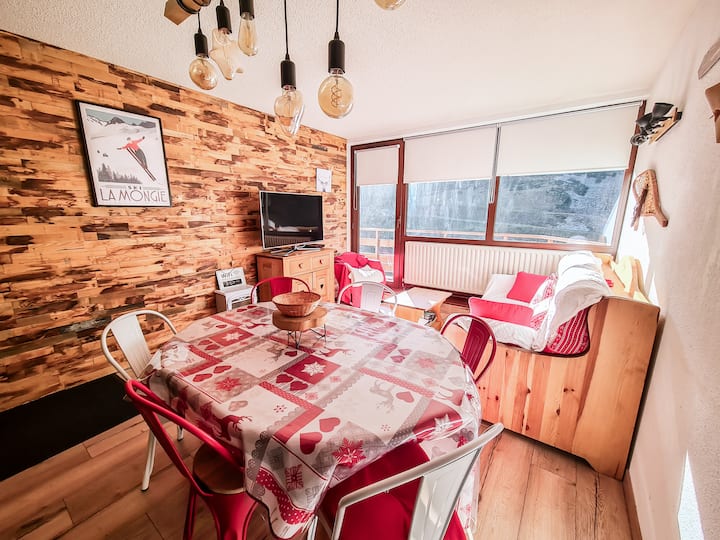 La Mongie T3 6/8 Pers Au Pied Des Pistes Parking - La Mongie