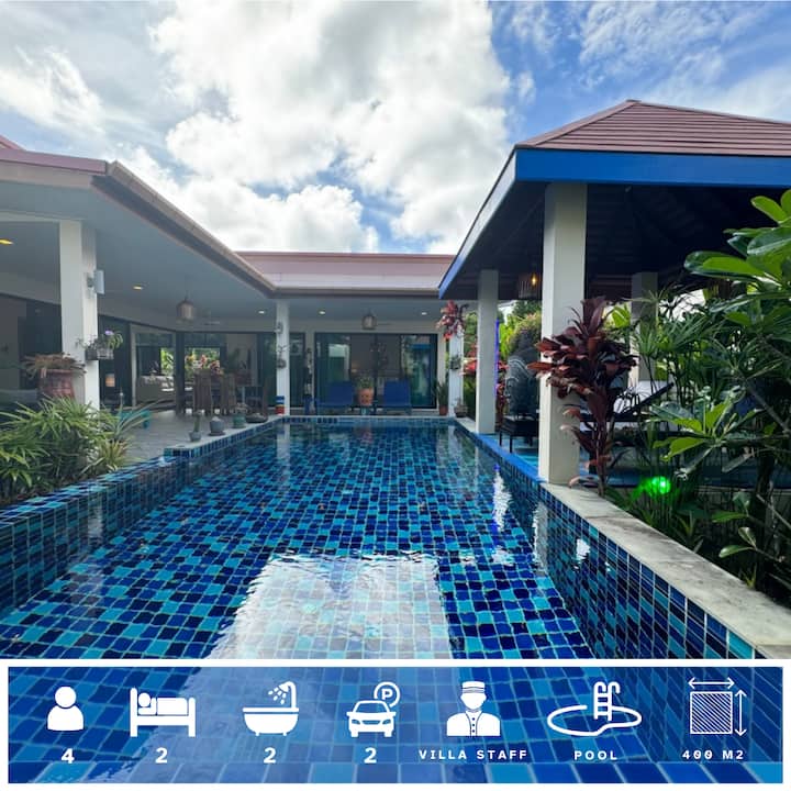 Bluebird, Nuovo Vil Tropicale Per Piscina Privata - Kata Beach