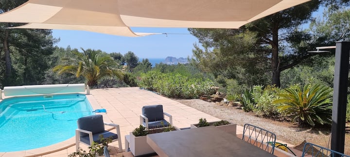 Villa D'exception, Vue Mer, Piscine Chauffée - La Ciotat