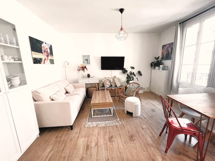 Appartement Cosy Pour 4 Personnes - Levallois-Perret