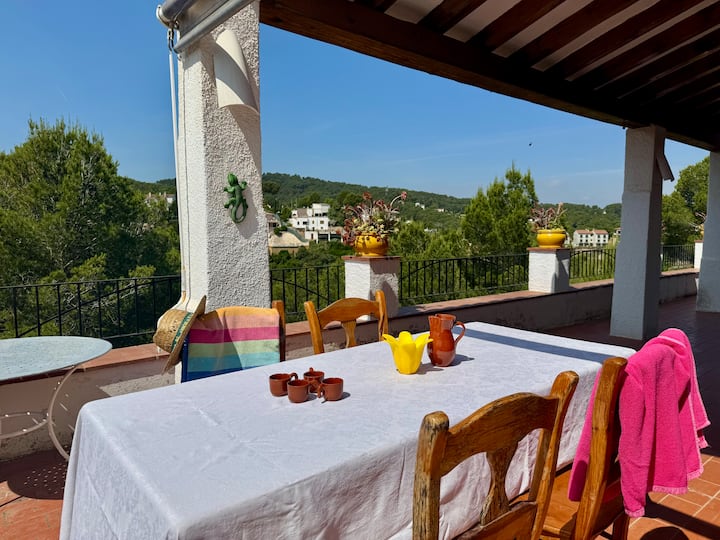 Casa Con Vistas Espectaculares Y Barbacoa - Sa Riera