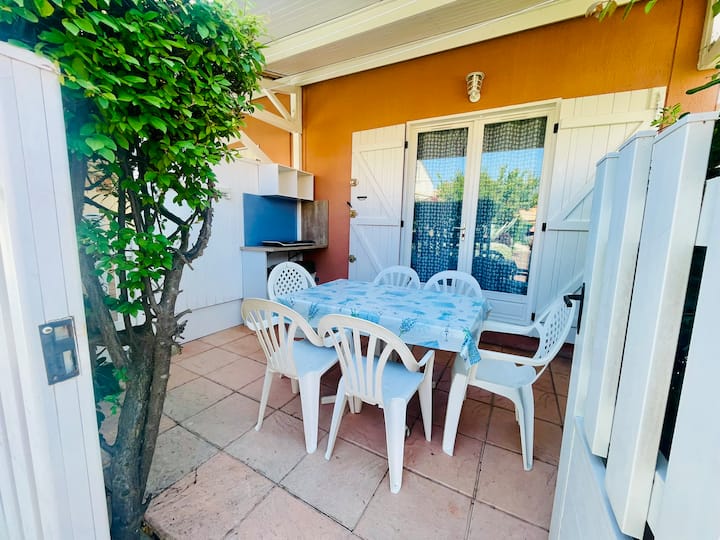 Azur Et Soleil/ Plage 350m/parking/terrasse/clim - Le Grau d'Agde