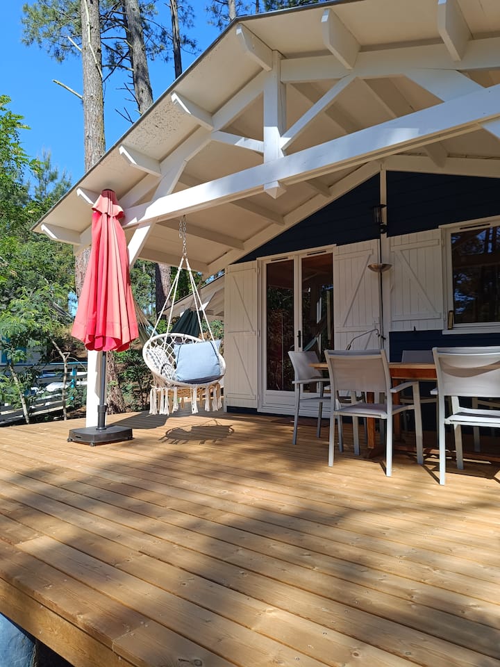 Domaine Résidentiel Naturiste La Jenny- Chalet 6e - Le Porge