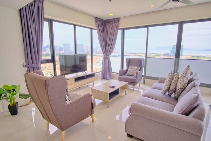 3br Seafront Suite @Sunrise Gurney| 3房式无敌海景套房 - George Town