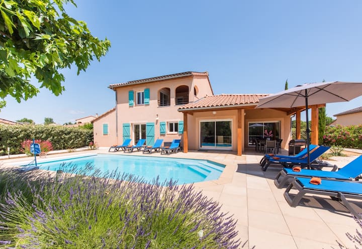 Luxury Ardeche Villa | Villa Julie | 5 Bedrooms | Private Pool - Vallon-Pont-d'Arc