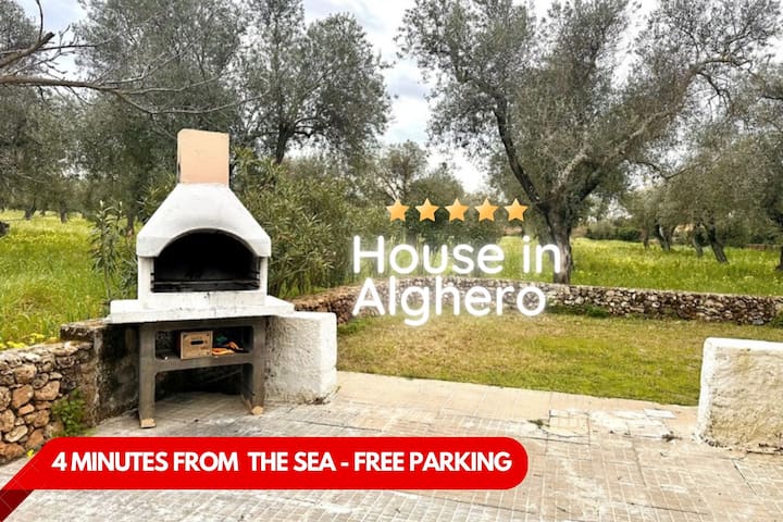 Alghero Villa 4 Min Dal Mare Free Parking - Alghero