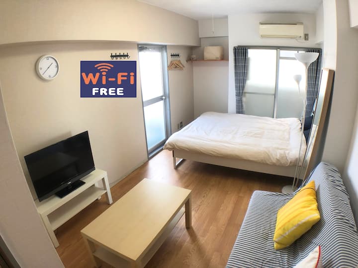 Near Namba(5mins By Train)/free Wifi/408 - Osaka