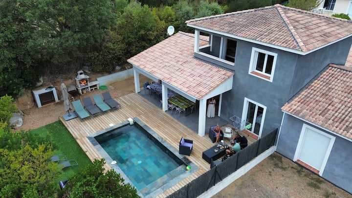 Villa Moderne Avec Piscine, Proche Plage Sud Corse - Zonza