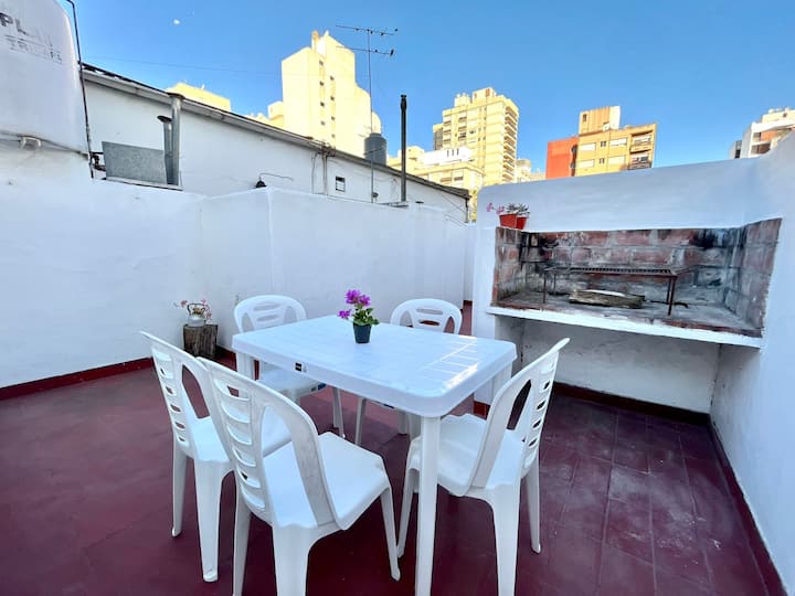 Ph A 3amb C/parrilla.zona Güemes, Playa Y Shopping - Mar del Plata