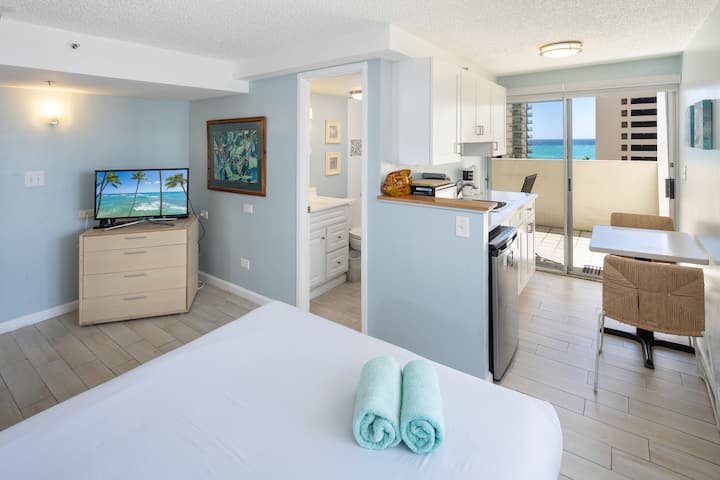 Hermosas Vistas Al Océano De Waikiki Con Una Gran Terraza Privada - Honolulu, HI