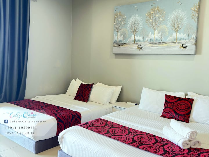 Cahaya Qaira Homestay @ D'perdana Kb Wifi Netflix - Wakaf Che Yeh