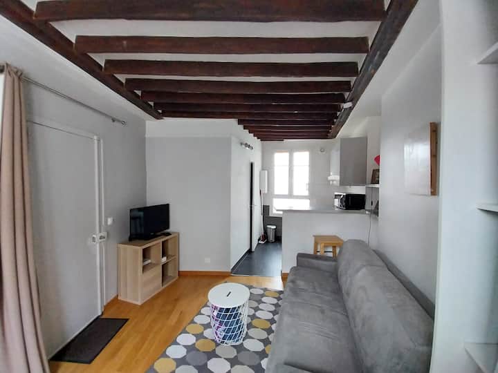 Charmant Studio 20m2 Confortable En Bail Mobilité - Paris