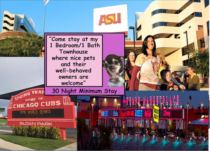 1br/1ba Townhouse - Near Asu & Cubs Ballpark - Mesa