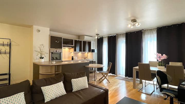 1 à 6 Pers - Wifi - Spacieux, Calme Et Ensoleillé - ibis Styles Paris 16 Boulogne