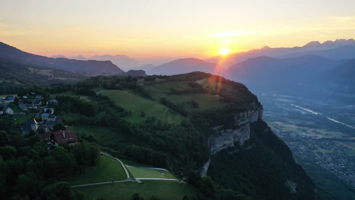 Logement Entier Saint Hilaire, Wifi, Vue Montagnes - Les 7 Laux