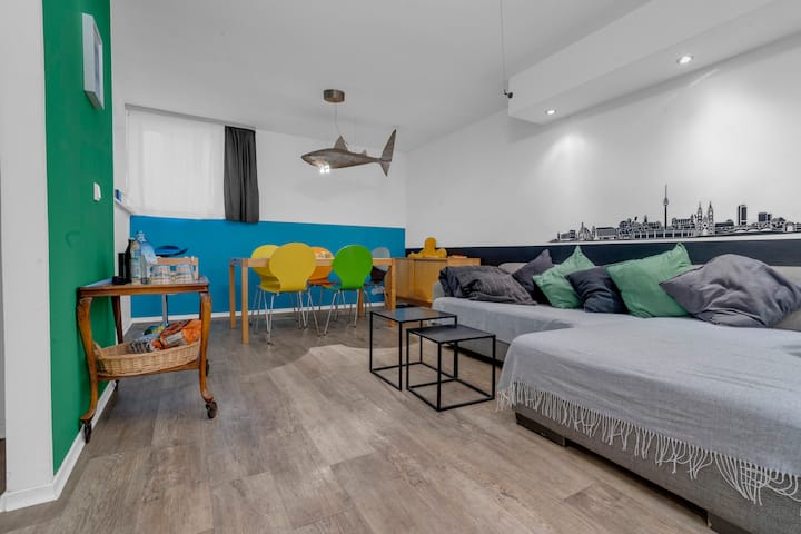Gemütlich Zentrale Souterraint Wohnung 65qm - Nuremberg