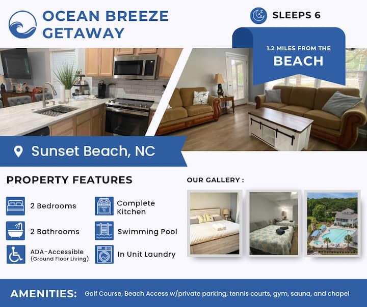Ocean Breeze Getaway - Sunset Beach, NC