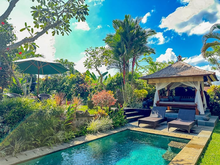 Private Luxe Villa -Salt Pool Tropical Garden Ubud - Bali