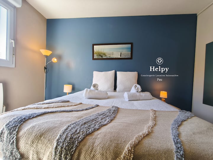 Appart Lumineux-calme-3 Pers-jardin- Parking Privé - Pau