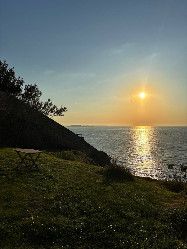Jardin Privé, Face à La Mer - Magical Sunsets - Saint-Lunaire
