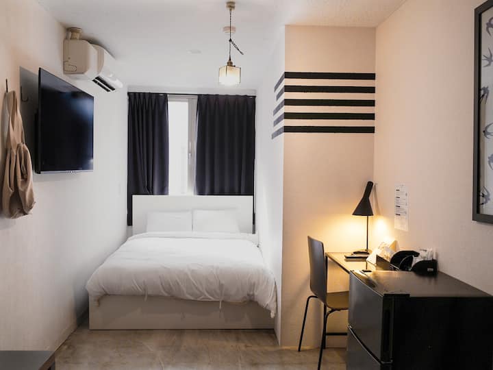 #2 Double Bed Room/1min From Train St! - 東京都