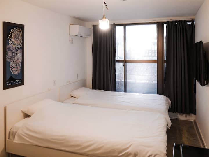 #7 Twin Room/1min Fromtrain St! - Roppongi