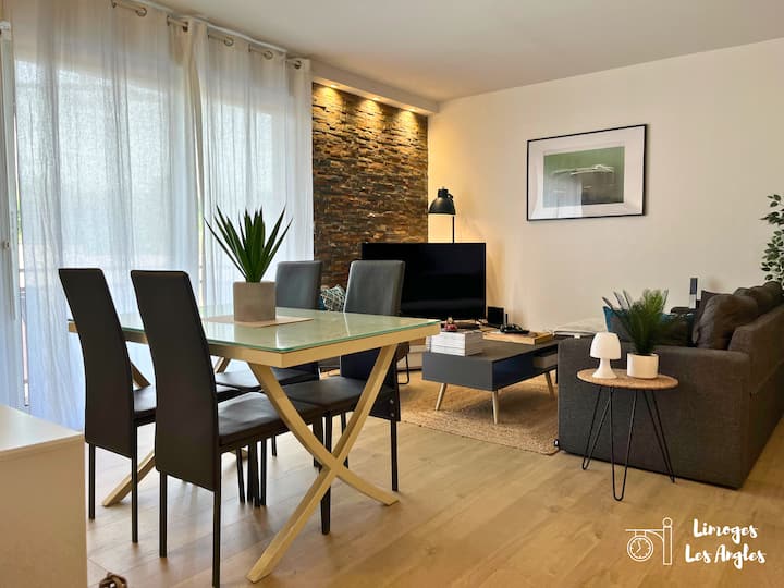 Appartement "Les Angles" Avec Terrasse - Limoges