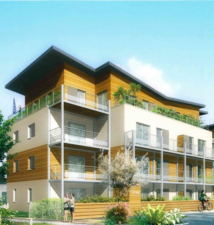 Grand Appartement En Attique 3*, 400m De La Mer - Ouistreham