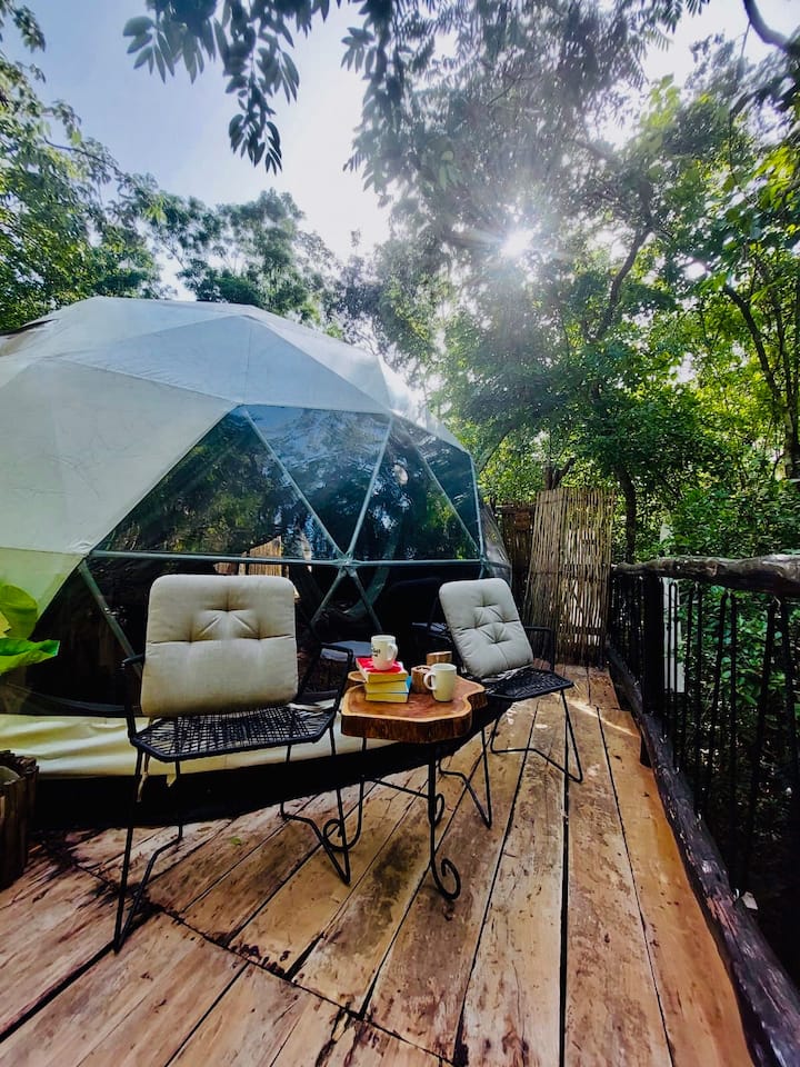 Jungle Eco Treehouse 2 Min Walk From Cenotes - Paradise Beach