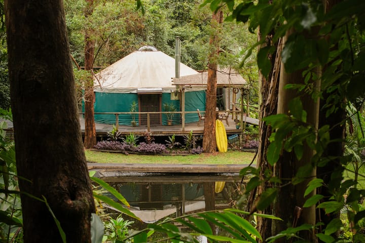 Peaceful Yurt Nestled Within Nature - Uki