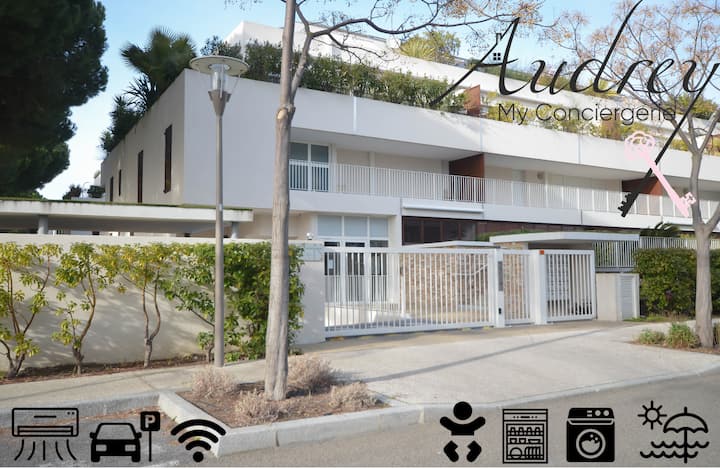 Spacieux Appartement Climatisé Proche De La Plage - La Grande-Motte