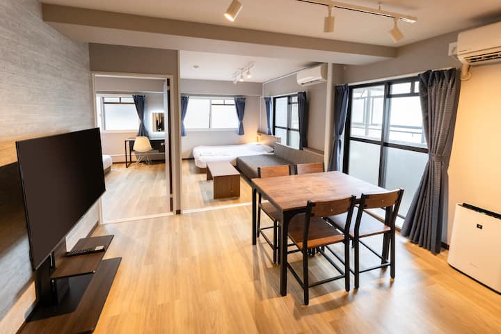 Max5people Room【e-stay Namba/self-apartment 】 - Osaka