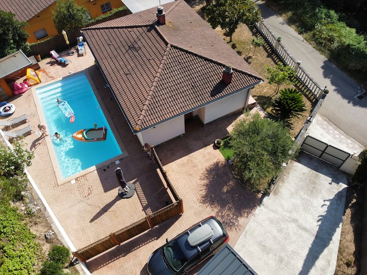 Casa Para 6 Personas, Gran Piscina De Agua Salada, Jardín, A 6 Km De Lloret, Cercada - Caldes de Malavella