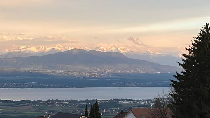 ‘Point Du Jour’ Mountain Chalet; Geneva Region - Nyon