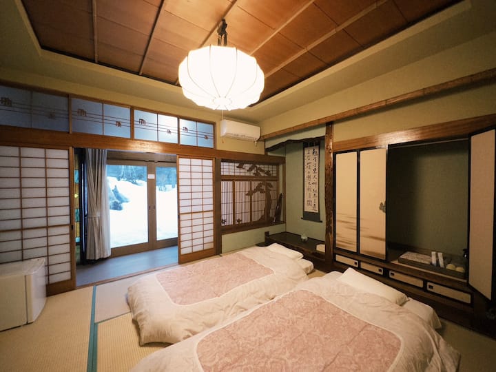 民宿錦園　昭和時代の榻榻米部屋８畳　102和室 - Otaru