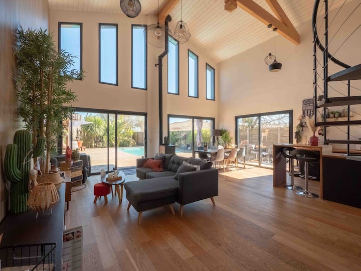 Jolie Maison Bois Sur Le Bassin D'arcachon 6 Pers. - Le Teich