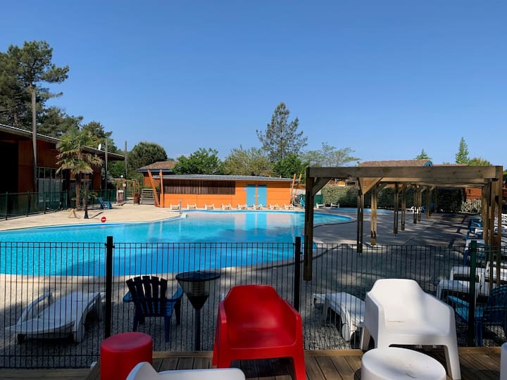 Chalet Dans Résidence Calme - Mimizan