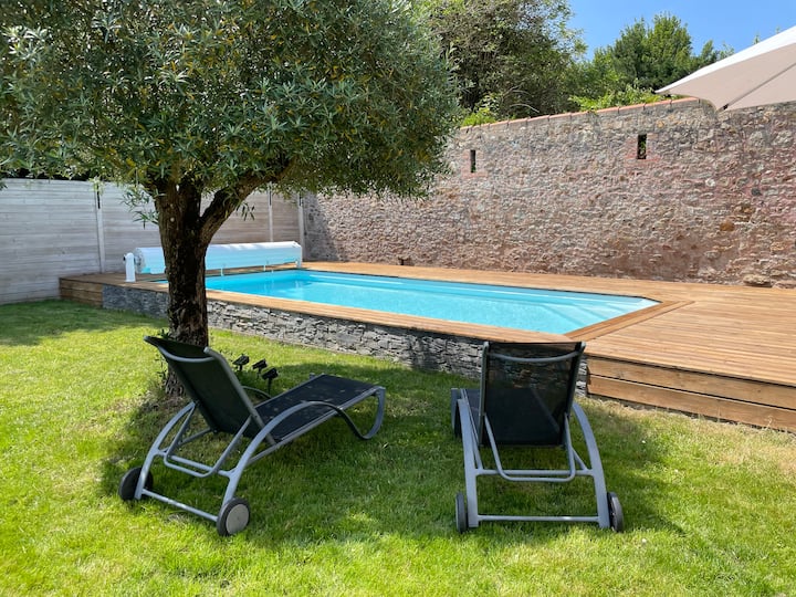 Piscine Chauffée. Maison Cosy+jardin Clos+fibre - Jard-sur-Mer