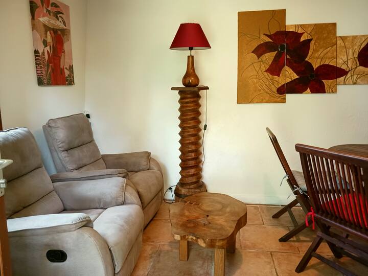 Studio Indépendant Dans Jardin Arboré - Saint-Denis
