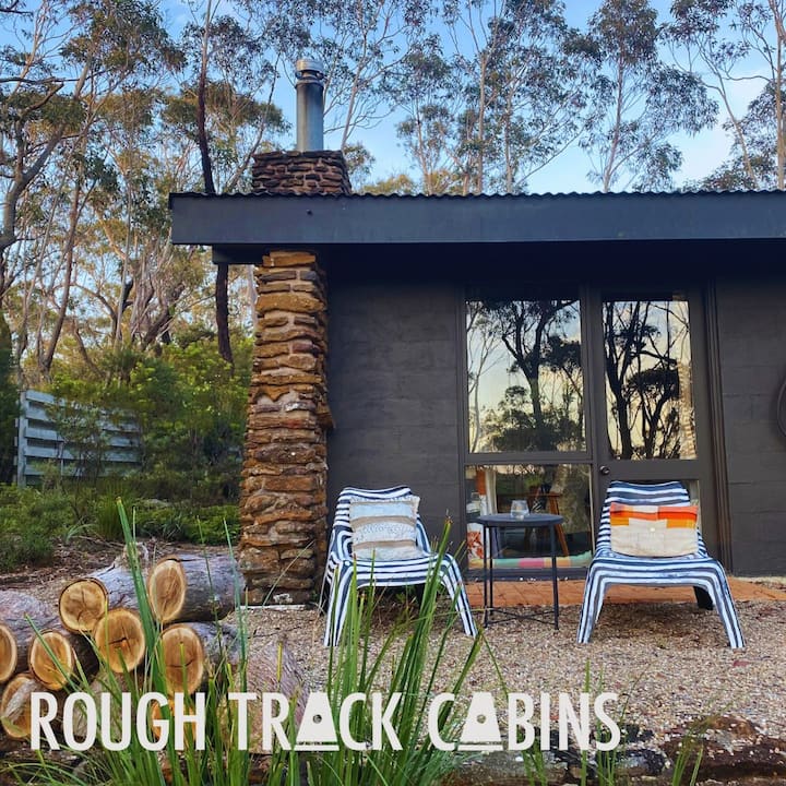 Artist-designed,  Hand-made, Rough Track Cabins #1 - Blackheath, NSW, Australia