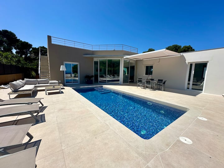 Villa Avec Piscine Et Vue Sur La Mer - Sa Riera