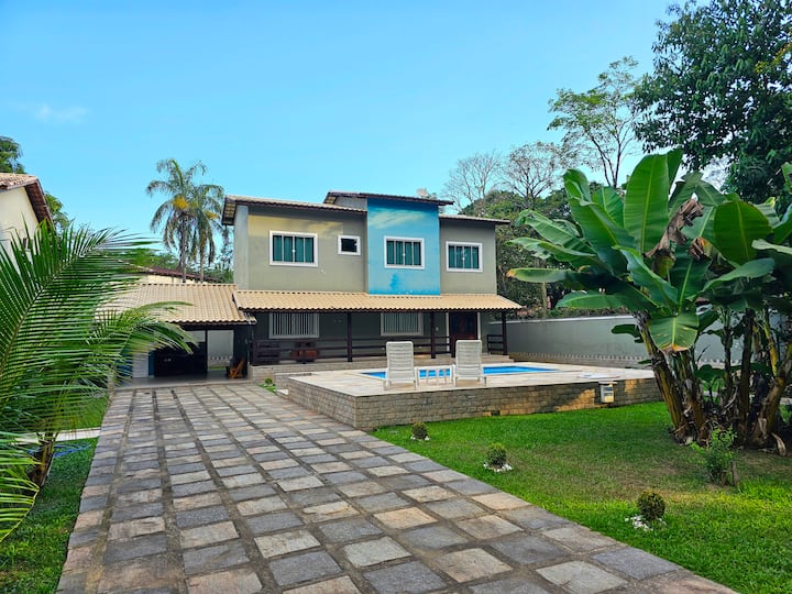 Casa Em Penedo, Piscina, Churrasqueira E 4 Suítes - Penedo