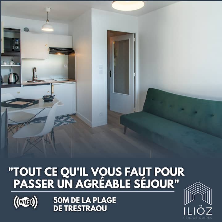 ÉVasion à 2 -Appartement Cosy Tout Près Mer & Gr34 - ペロス=ギレック