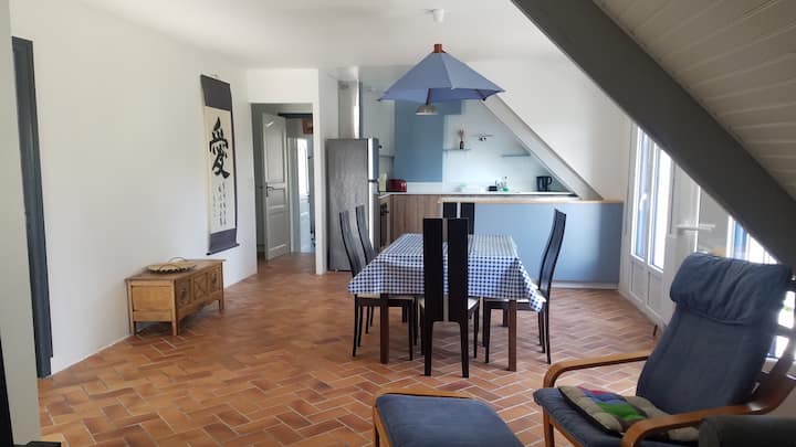 Grand Appartement Calme, à 200 M De La Plage - Ploemeur