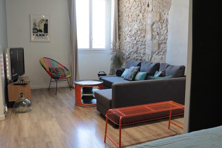 Place Aux Huiles, Vieux Port, Appartement Cosy. - Marseille