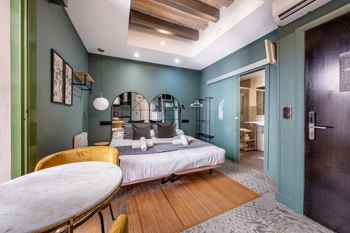 Cozy Studio Right In Born, & Balcony Min Plage - Barcelona