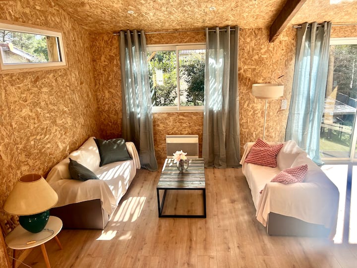 Chalet Bois «&nbsp;Surf&nbsp;» 5 Min à Pied De L'océan - Vendays-Montalivet